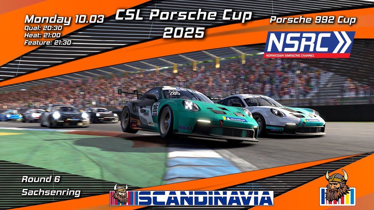 CSL Porsche Cup Round 6 at Sachsenring - YouTube