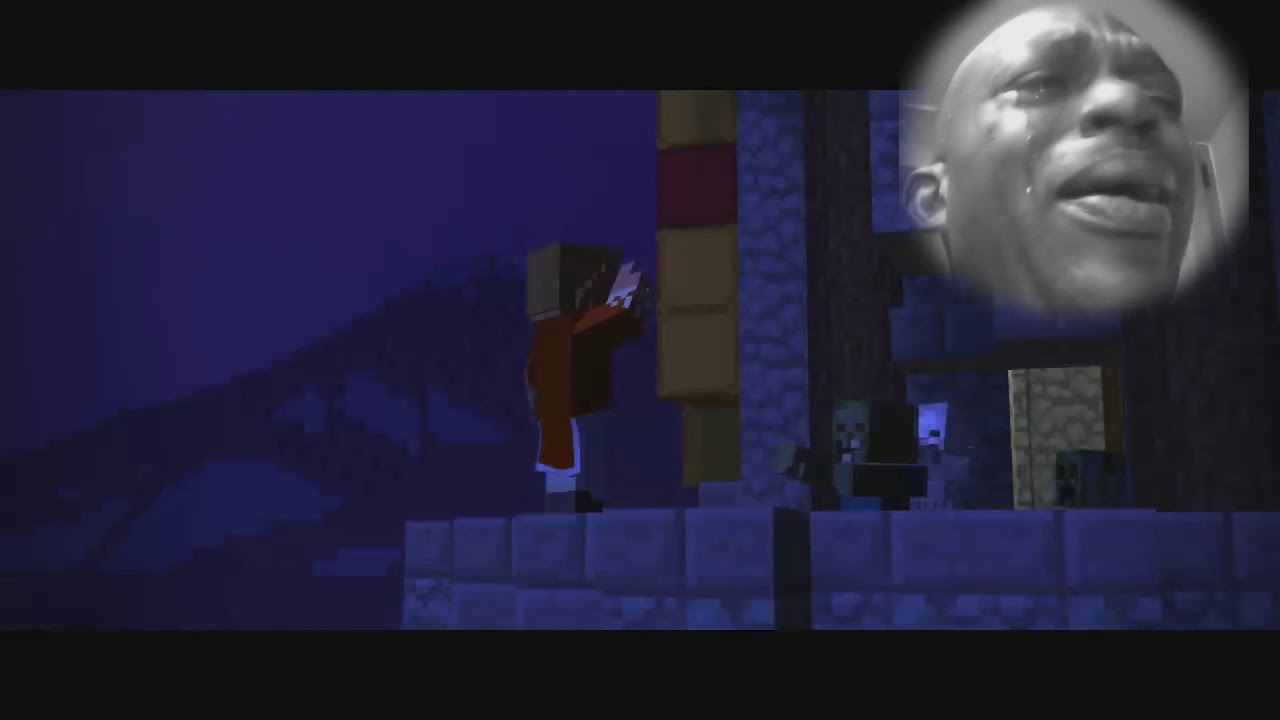 dude crying to minecraft parody - YouTube