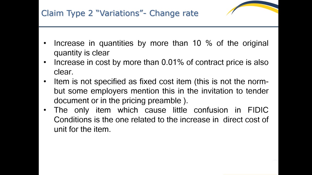 Variation Claims part-5 Lec 20 - YouTube