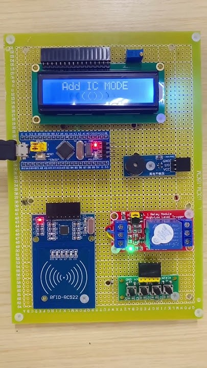 Smart Card Door Lock System #circuit #doorlocksystem #stm32 - YouTube