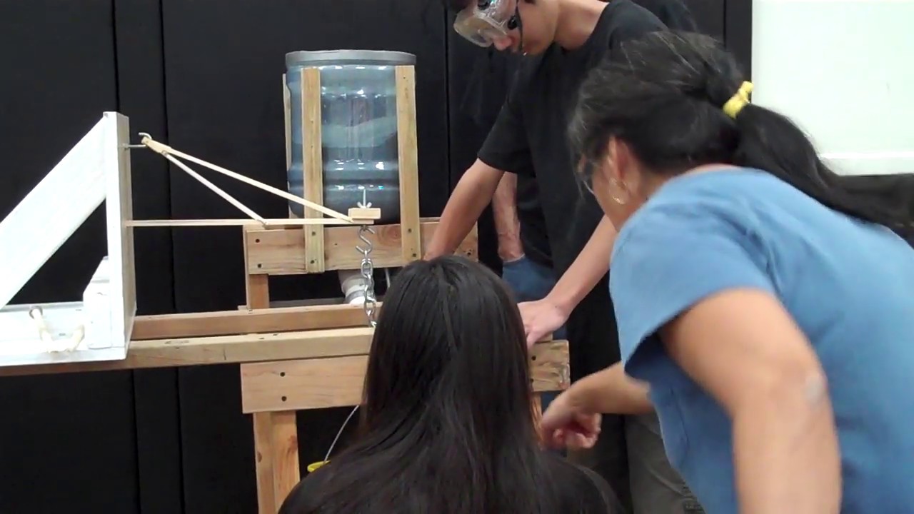 Science Olympiad Boomilever- Nov2018 - Iolani Invitational - YouTube