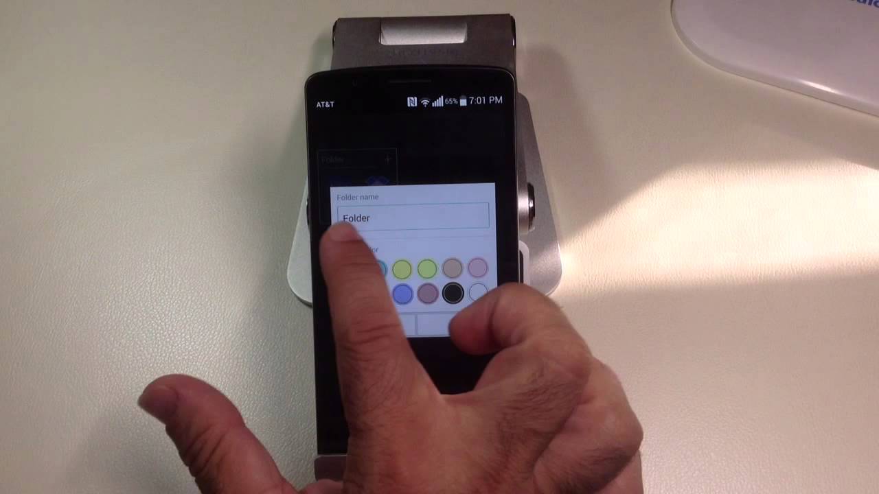 LG G3 Tips: How to organize your apps on your homepage by using folders ...