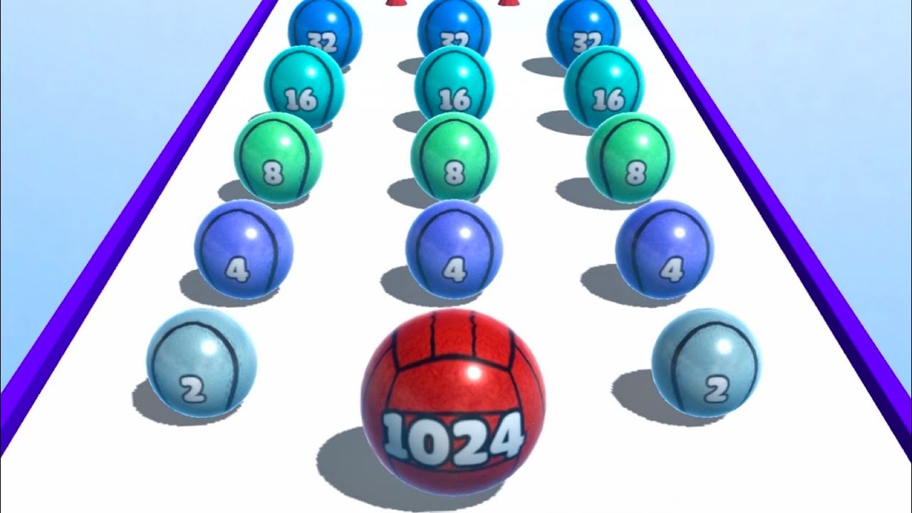 Ball Merge 2048 ! All Levels Gameplay Walkthrough Android, iOS - YouTube