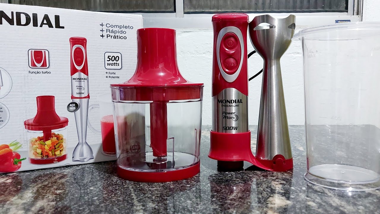 MIXER MONDIAL RED PREMIUM POWER MIXER - YouTube