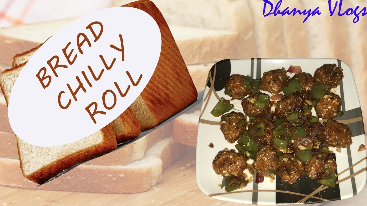 bread chilly roll | bread chilli recipe | bread chilli manchurian - YouTube