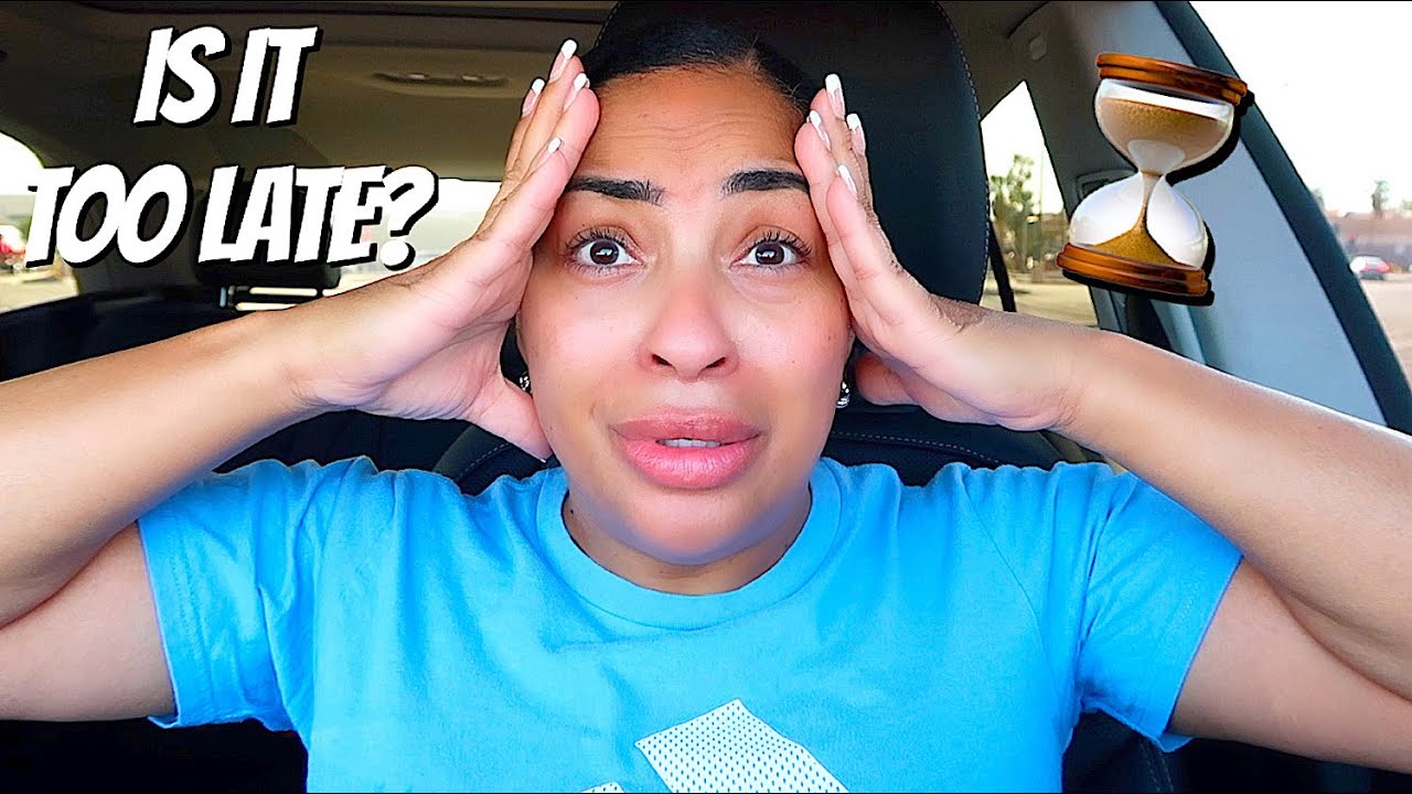 Is it too late for me to do this? - YouTube