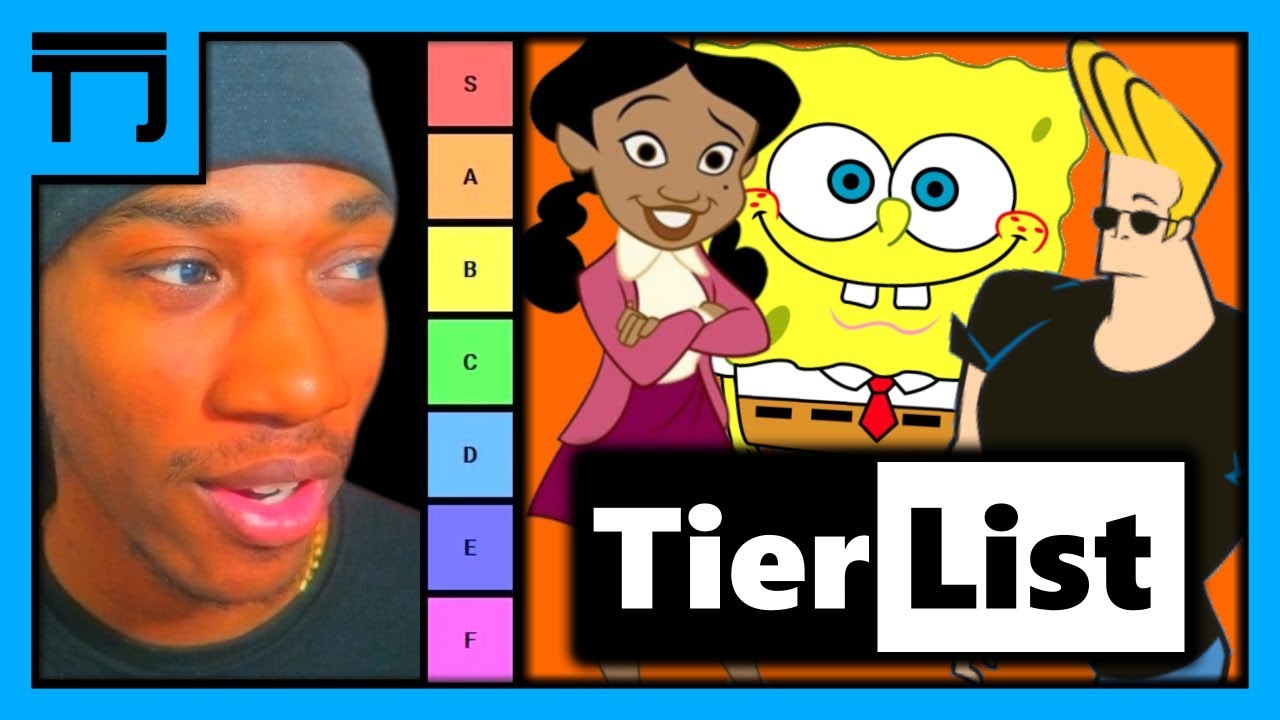 Cartoons/Live Action 90s Shows - 2010 Tier List - YouTube