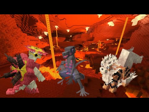 Minecraft Pokémon: Viajo al Nether y Encontramos Pokémon muy Buenos ...