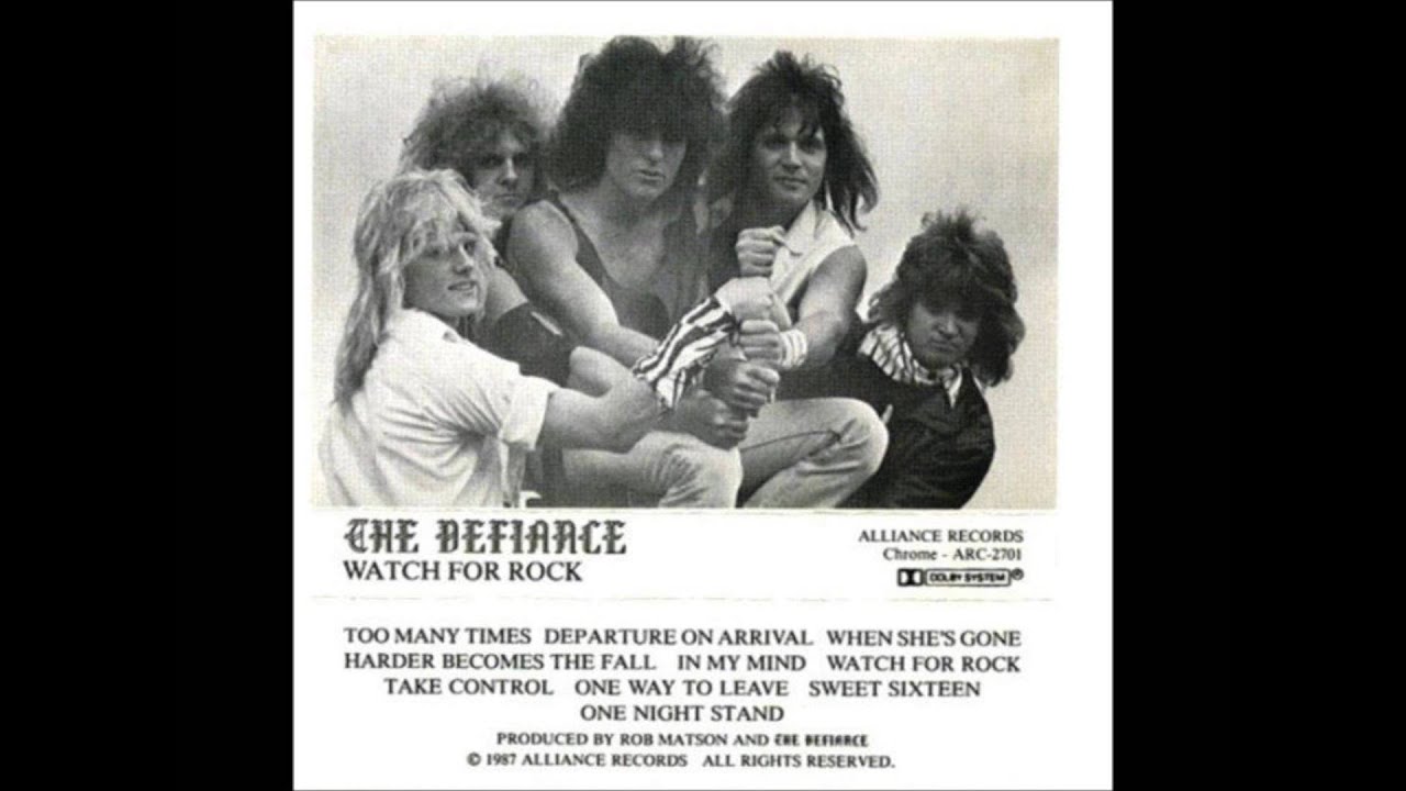 The Defiance - Instrumental from the Watch For Rock 1987 Demo - YouTube