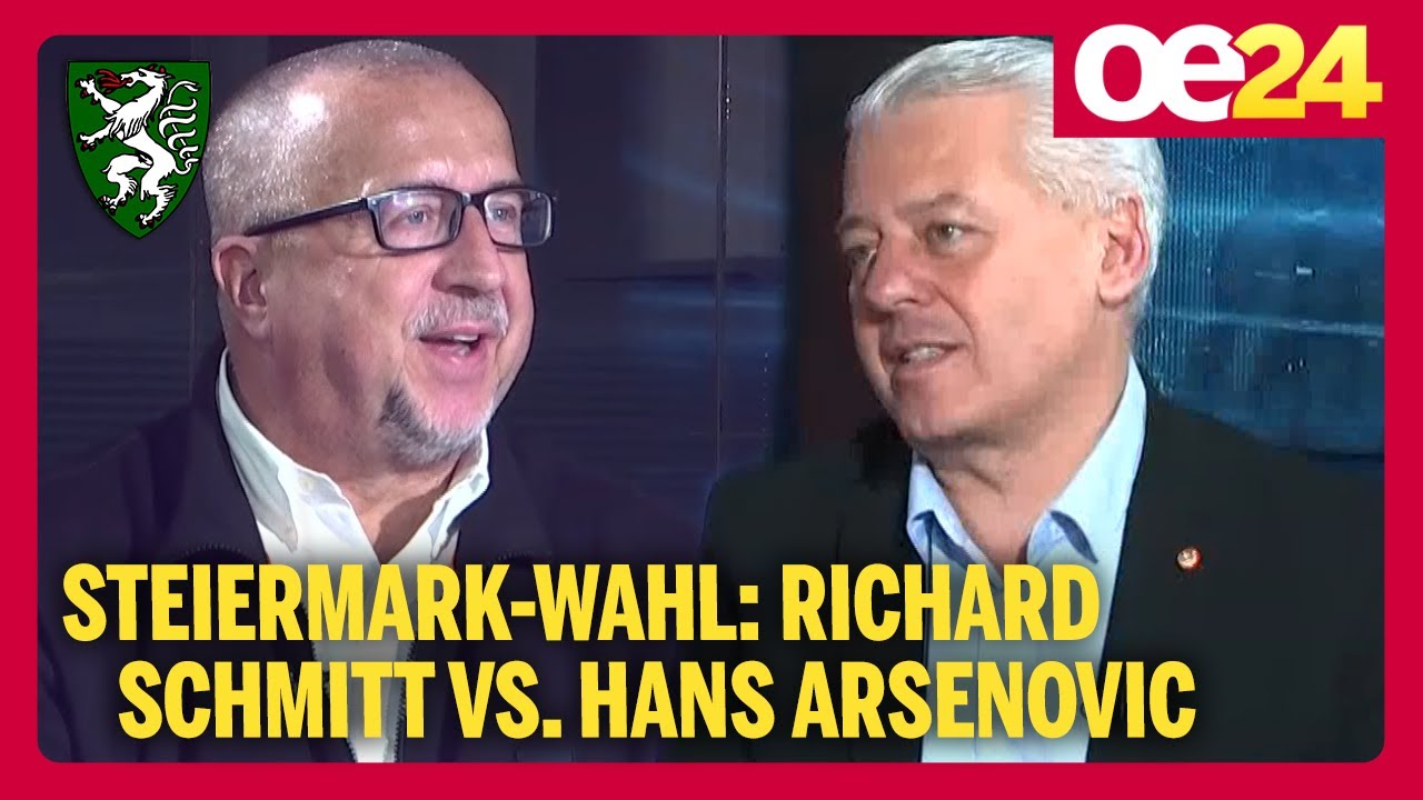 Steiermark-Wahl: Richard Schmitt vs. Hans Arsenovic - YouTube