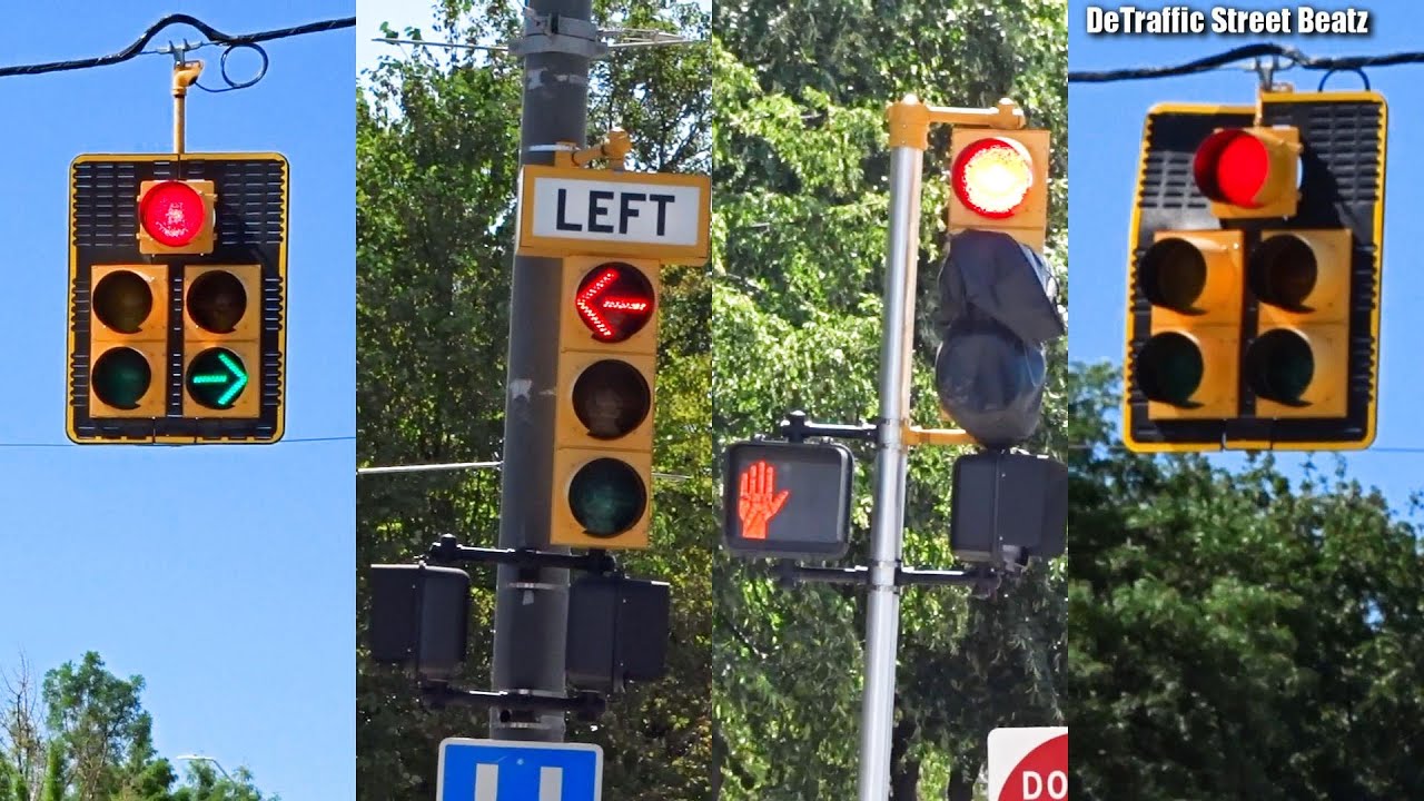 Dog House & Left Turn Arrow Traffic Lights | E Warren & John R - YouTube