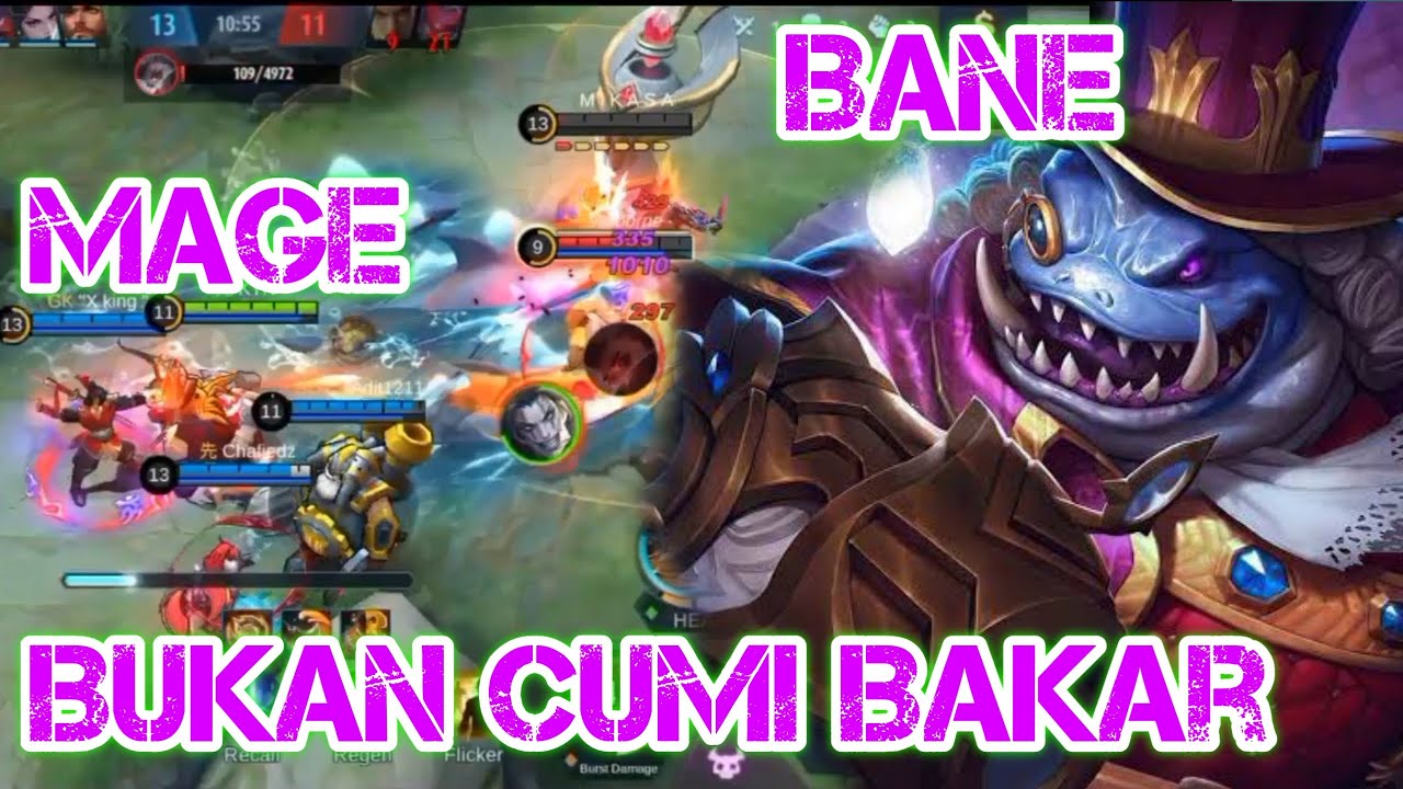 Bane Build Mage Total Brush Damage - Bane Mobile Legends - YouTube