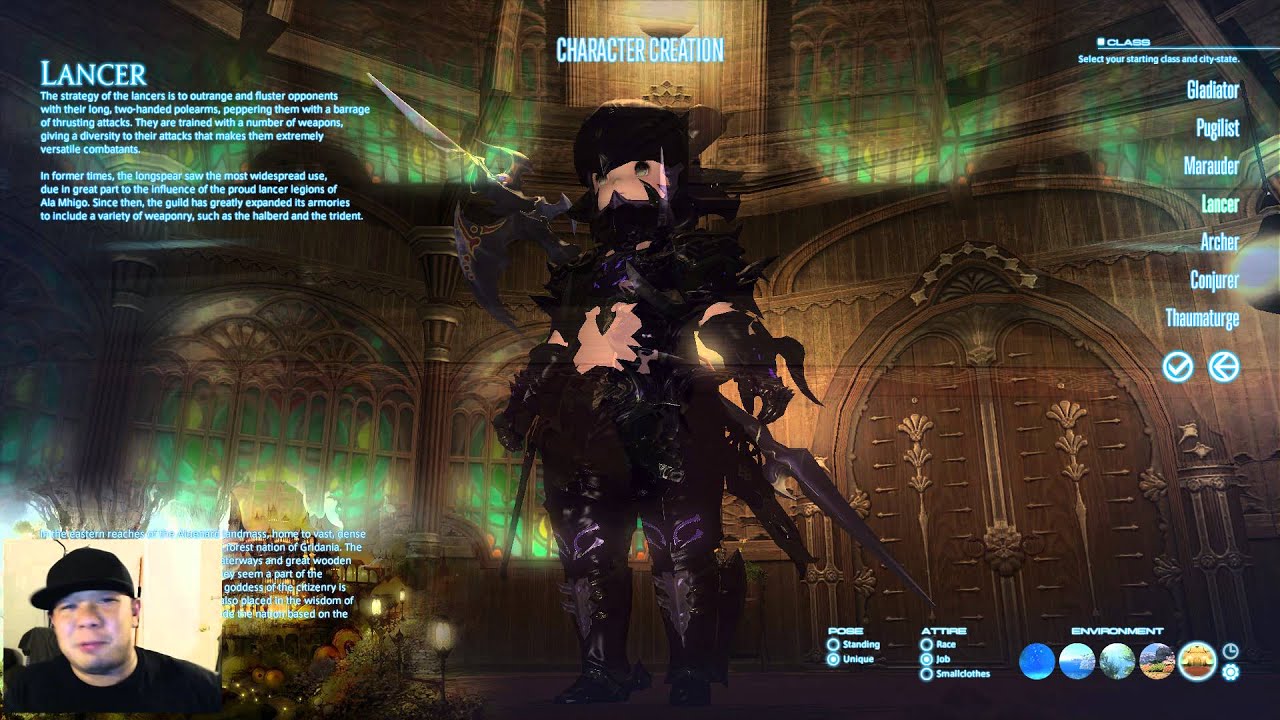 Final Fantasy 14 impressions: first 15 w/ Lancer - YouTube