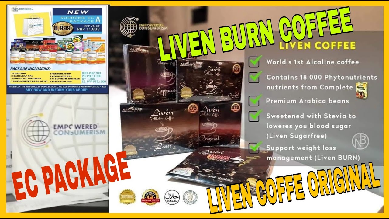 EC PACKAGE | LIVEN BURN COFFEE | LIVEN COFFE ORIGINAL | PURCHASED AT ...