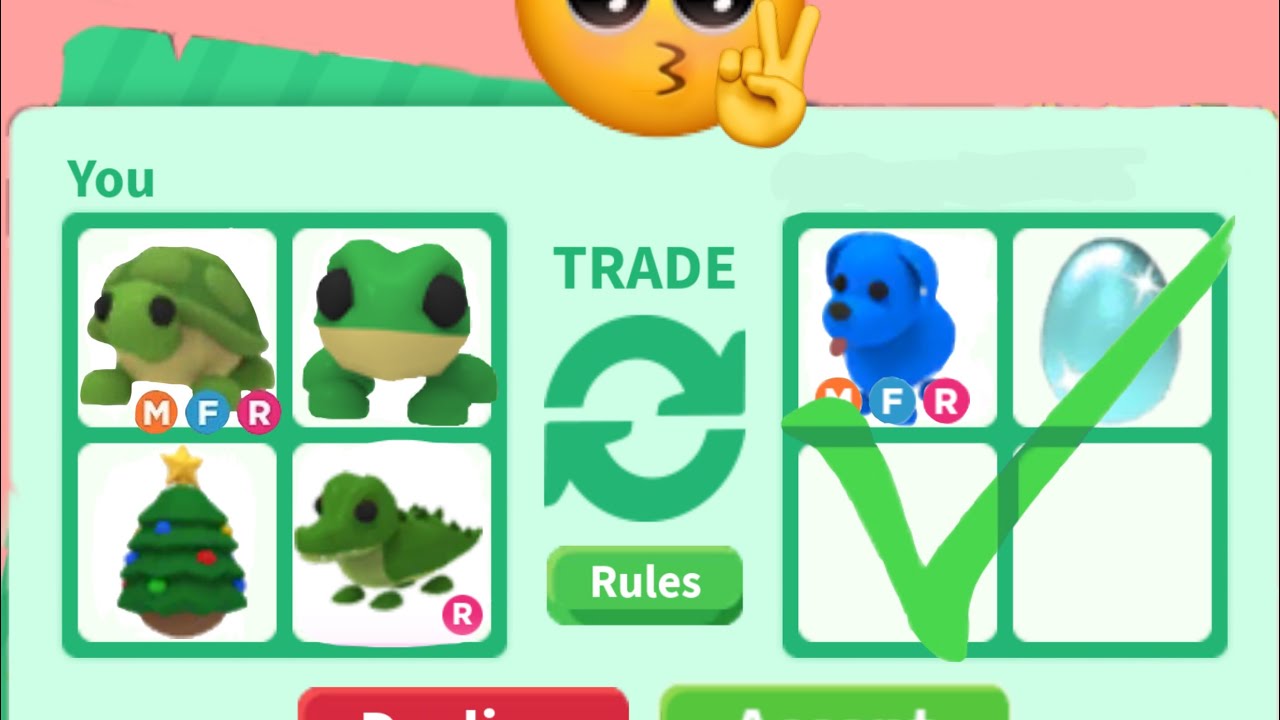 Color trading challenge || ROBLOX ADOPT ME - YouTube