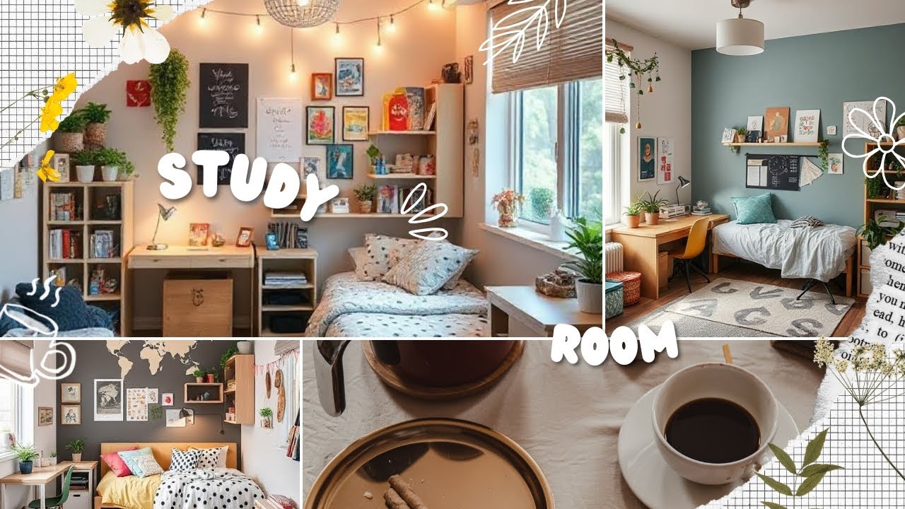 CHOOSE YOUR study room/ room makeover/ design ideas - YouTube