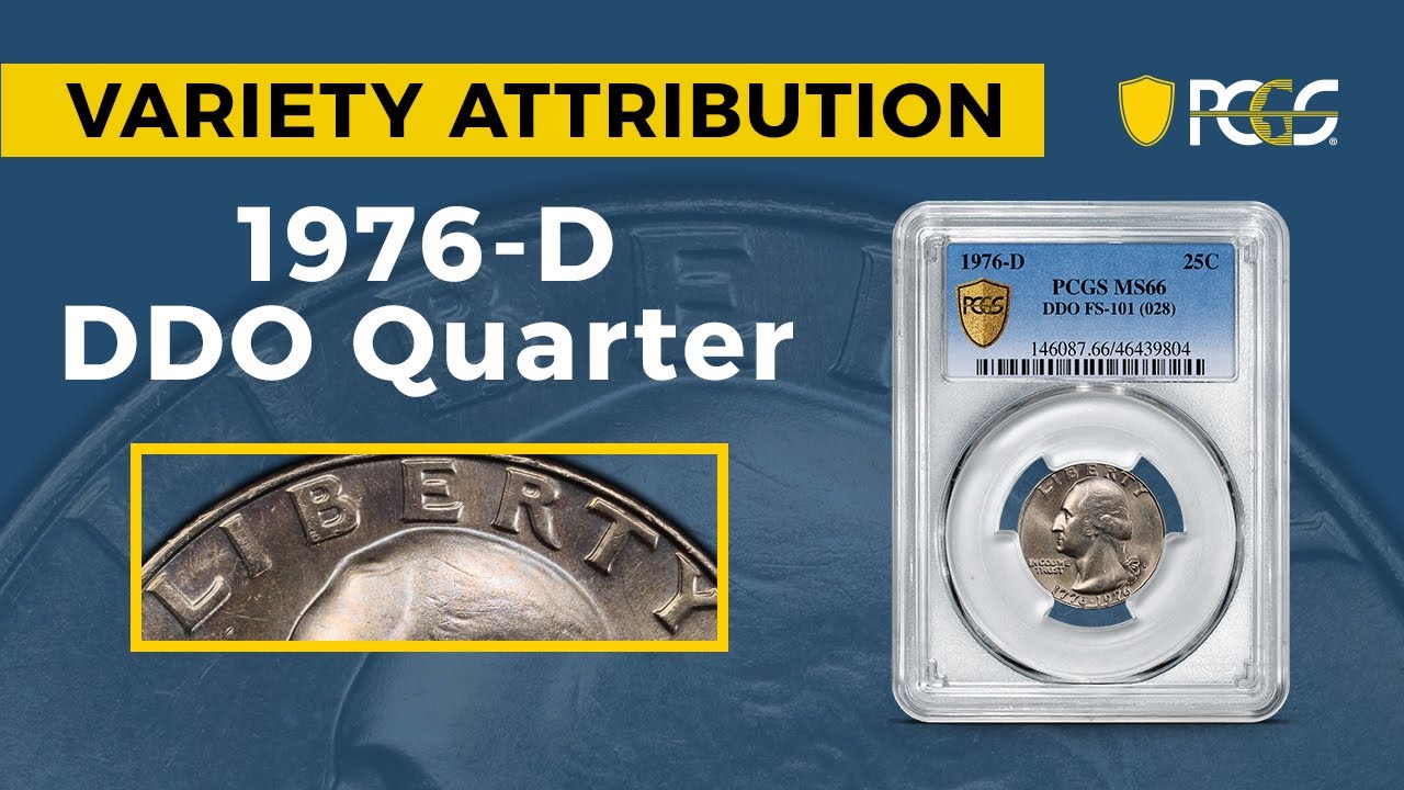 PCGS Variety Attribution | 1976-D Doubled Die Obverse Quarter - YouTube