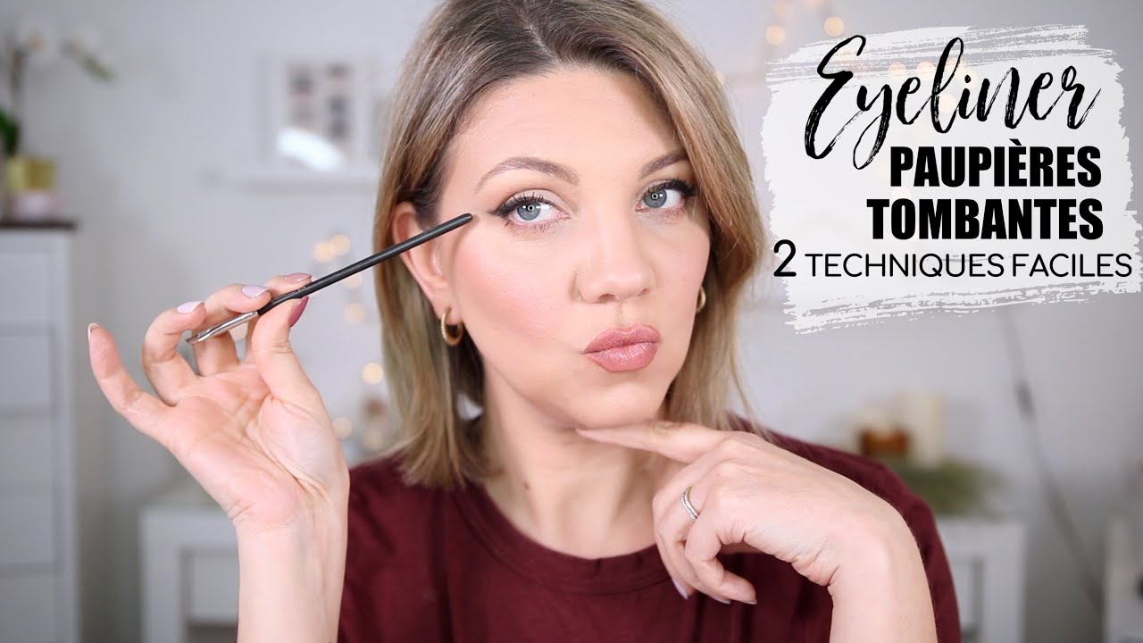 EYELINER PAUPIÈRES TOMBANTES: 2 TUTOS FACILES, CONSEILS ET ASTUCES ...