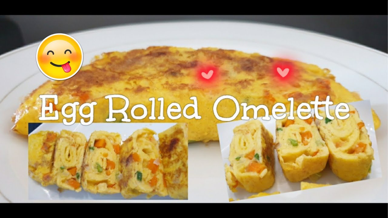 Korean Egg Rolled Omelette (Gyeran Mari) Recipe 😋💖 - YouTube