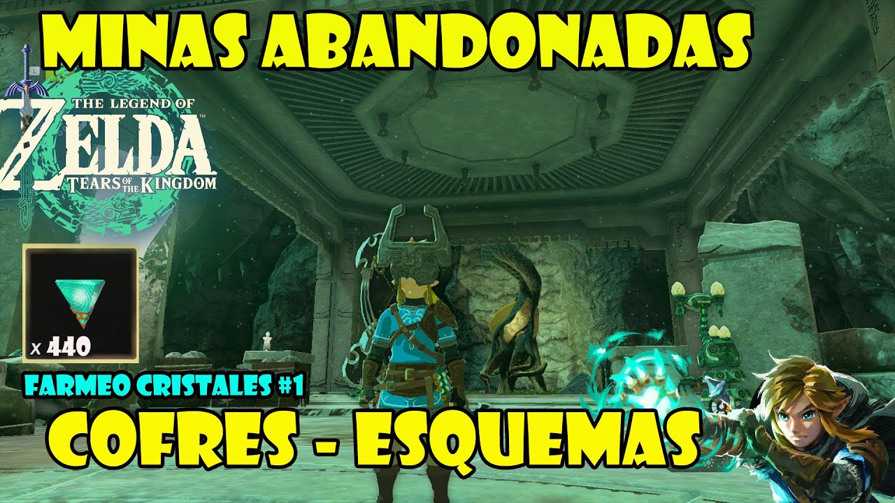 MINAS ABANDONADAS - COFRES Y ESQUEMAS - ZELDA TOTK - YouTube