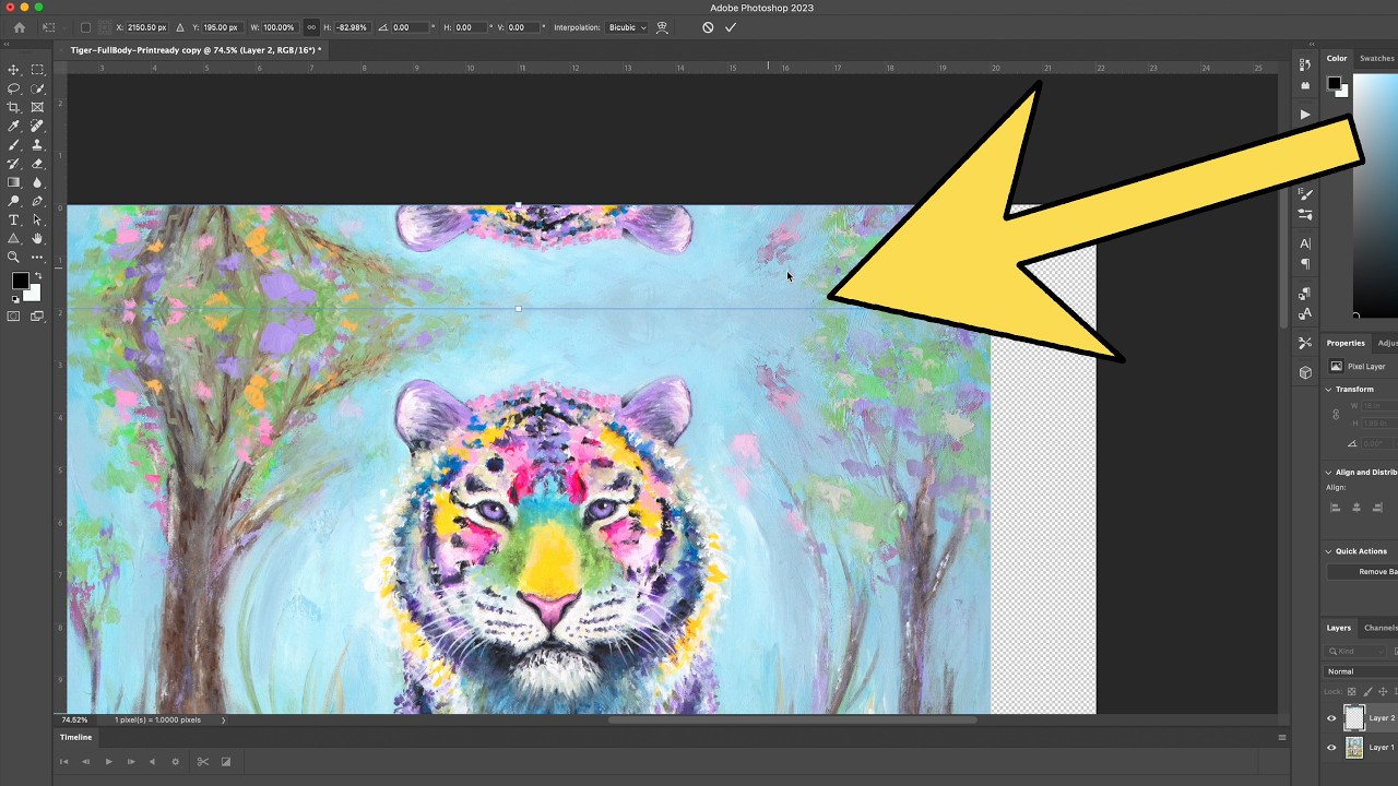 Mirrored Edges for Gallery Wrap Prints - Photoshop Tutorial - YouTube