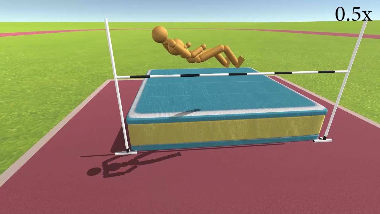 High Jump Track Diagram