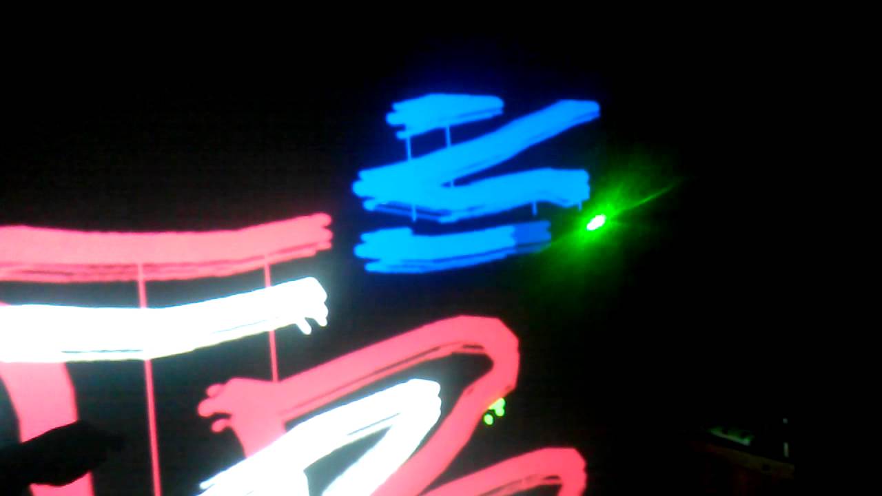 Laser Graffiti (2014) - YouTube