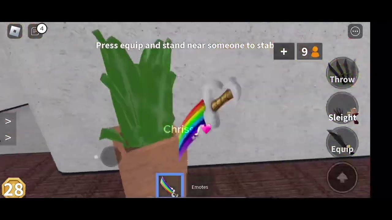 MM2 Murderer Gameplay + Victory (FULL VIDEO) *MOBILE* - YouTube