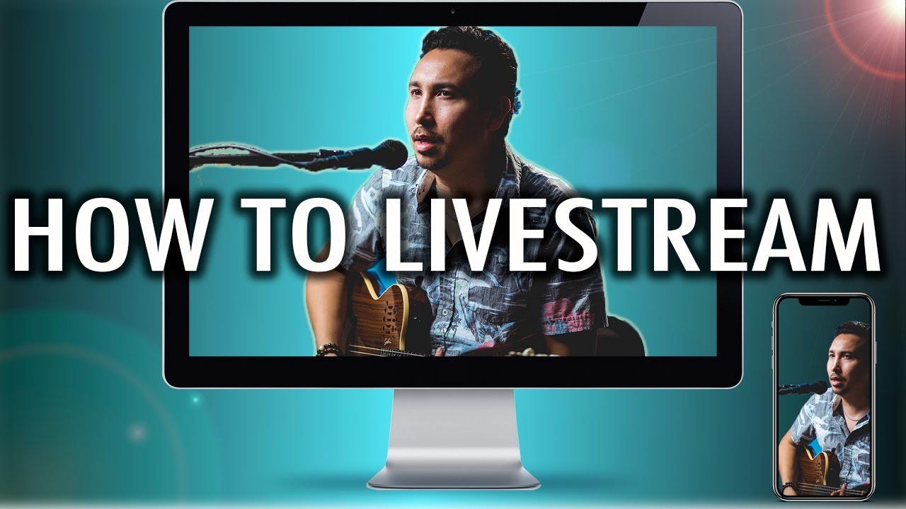 How to LIVE STREAM with your Phone and with a DSLR Camera - YouTube