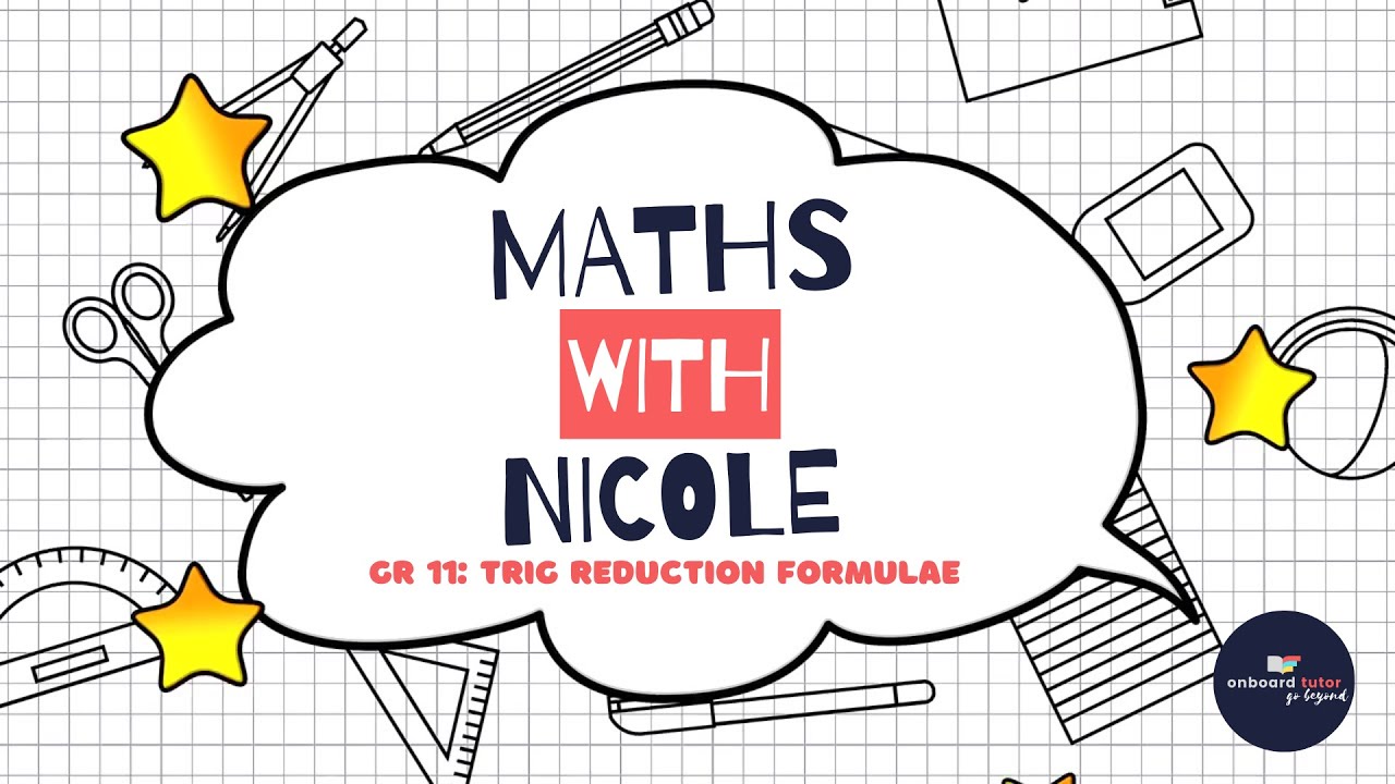 Grade 11: Trig Reduction Formulae - YouTube