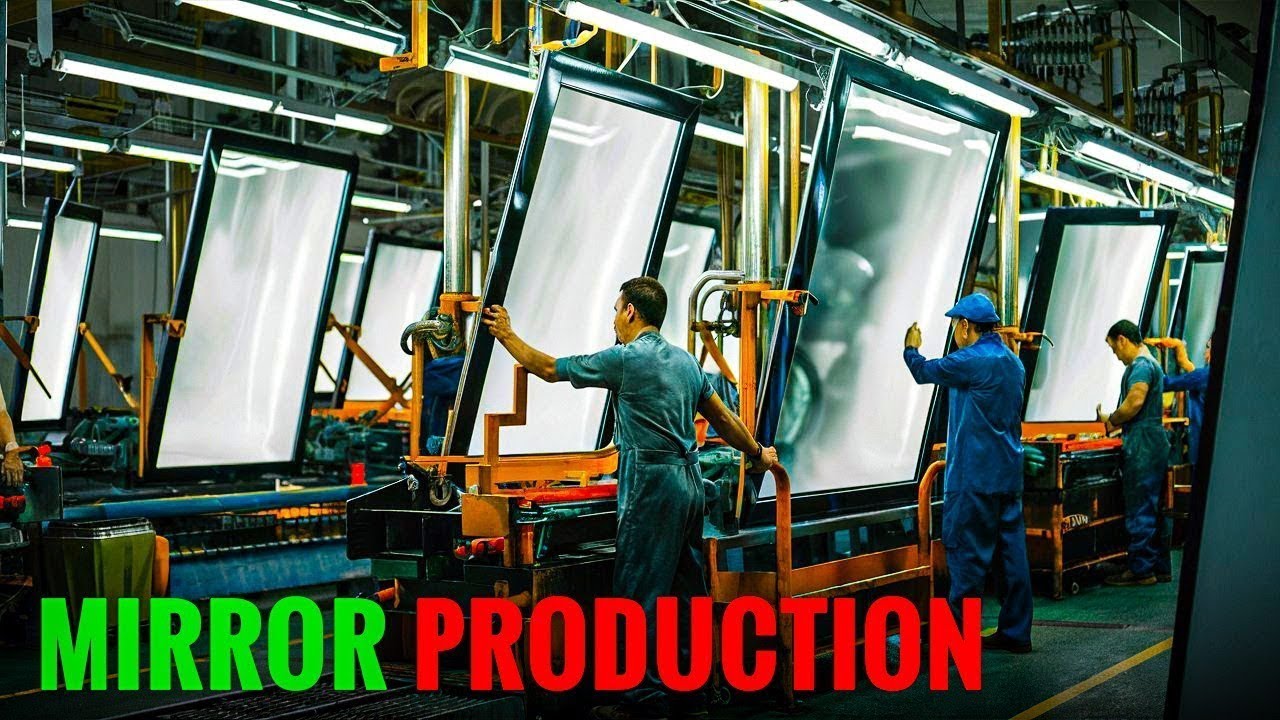 How Mirrors Are Made |How Mirrors Are Made in Factory - YouTube