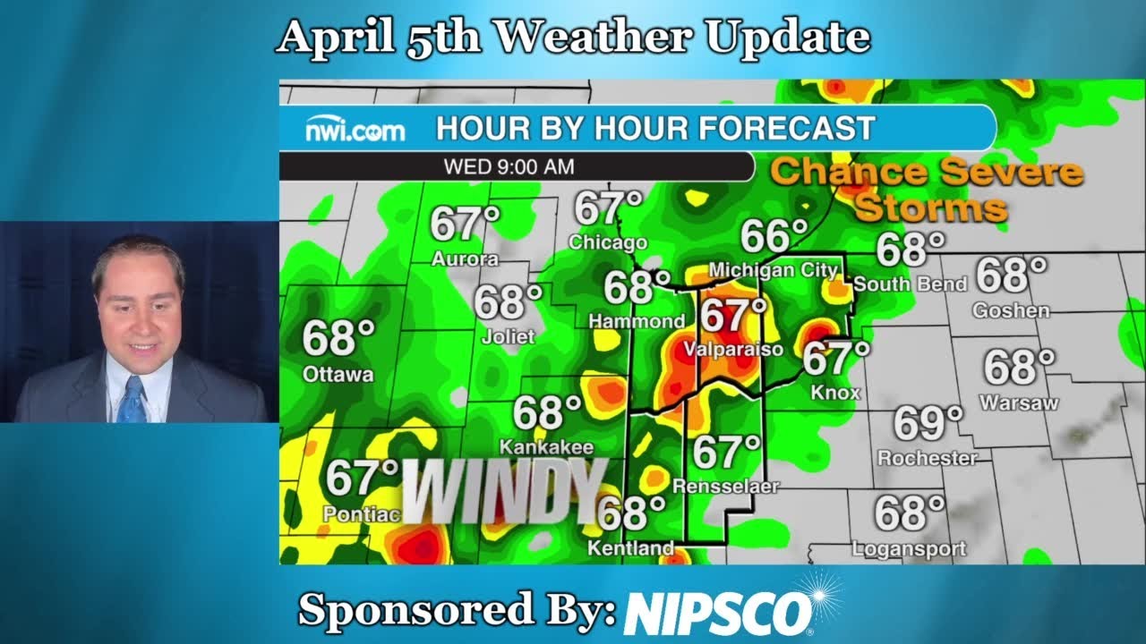 Wednesday, April 5 weather update for Northwest Indiana - YouTube