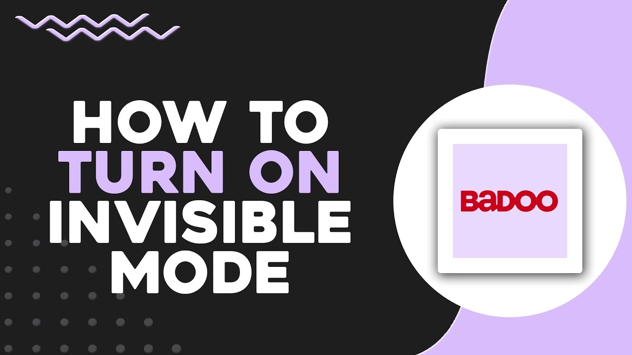 How To Turn On Invisible Mode on Badoo (Quick & Easy) - YouTube