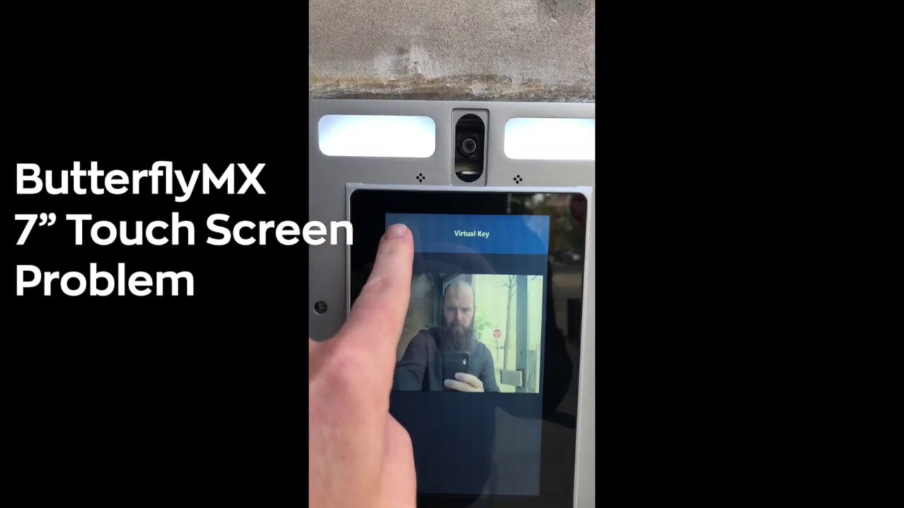 ButterflyMX 7" Touch Screen Problem - YouTube