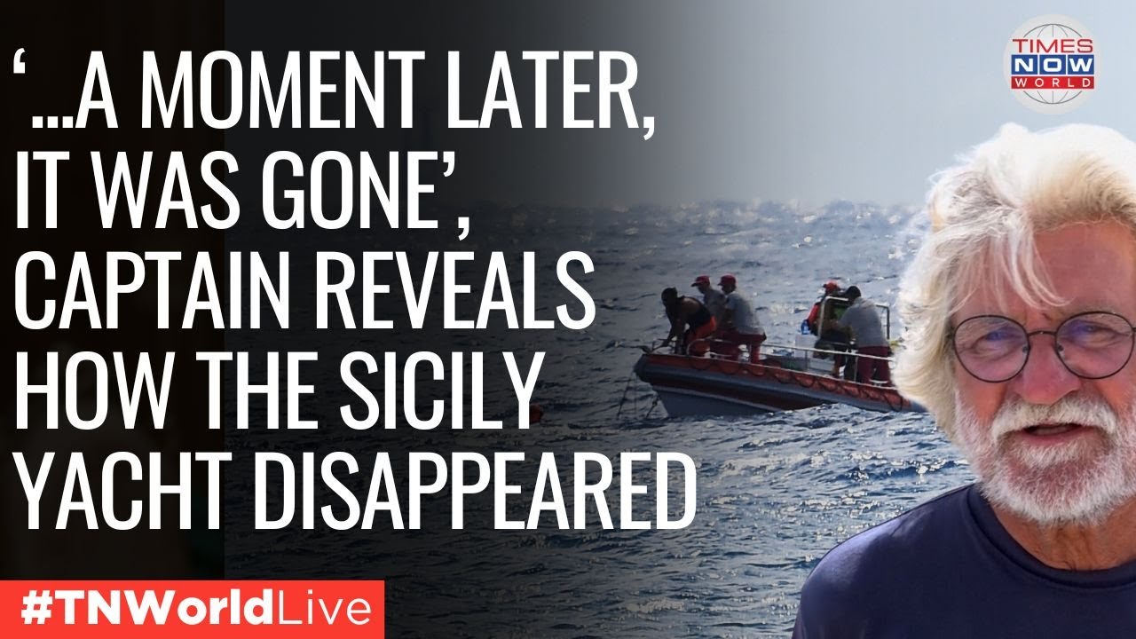 LIVE | Rescue Teams Return to Storm-Sunken Superyacht: Search for ...