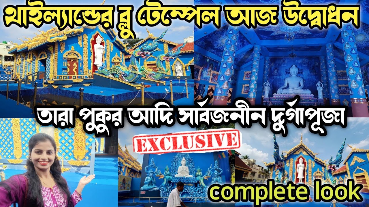 Agarpara Tarapukur Adi Sarbojanin Durga Puja 2024 💙Agarpara Durga Puja ...