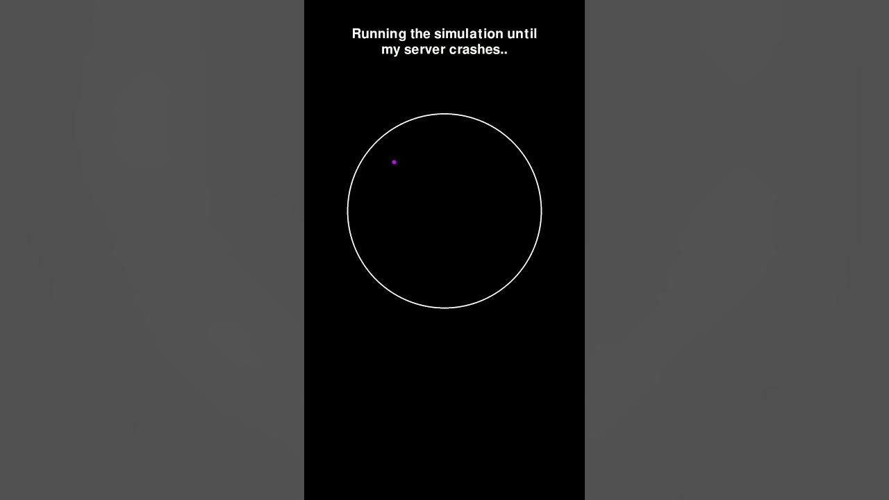 Ball bouncing simulation #adhd #music #code #space #python #physics #simulations #memes #science ...