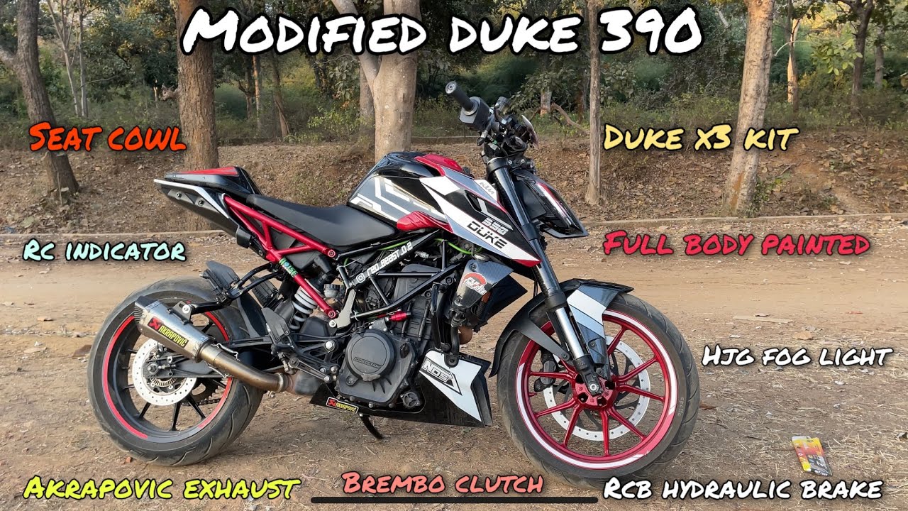 Beast mode on | Modified Duke 390 💙| Abhinav Ranjan - YouTube