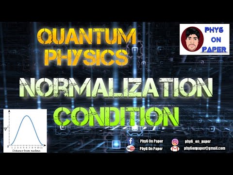 Quantum Physics - Normalization Condition - YouTube