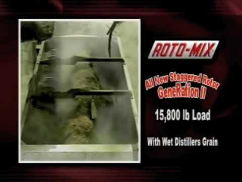 Feed Mixer Roto-Mix Staggered Rotor Generation II Feed Mixer - YouTube
