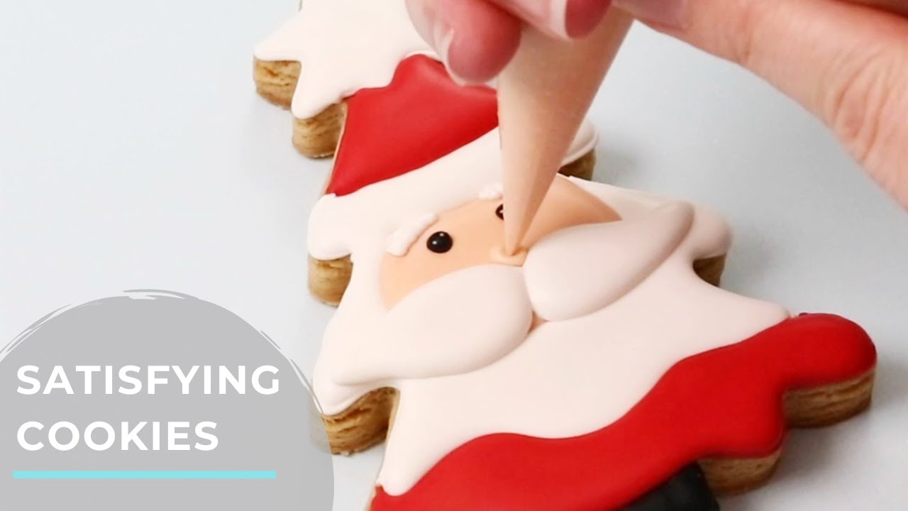 Satisfying Cookie Decorating Video | Christmas Edition - YouTube