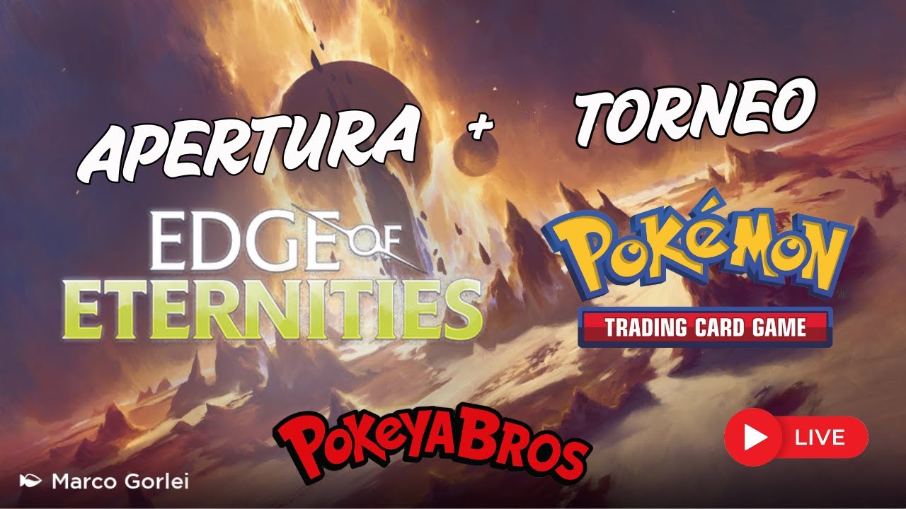 ¡En vivo! APERTURA MTG EDGE OF ETERNITIES + PARTIDAS POKEMON TCG - YouTube