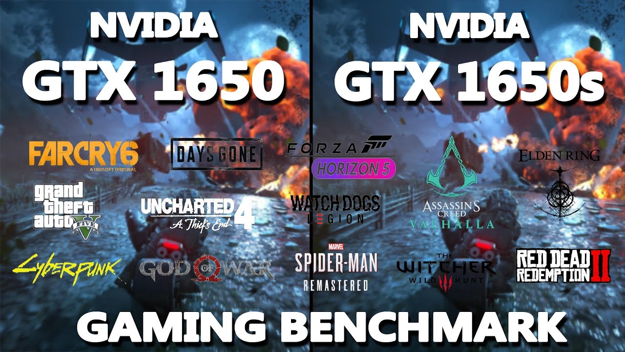 Nvidia Gtx 1650 Vs 1650 Super Gaming Benchmark Test In 13 Games Intel