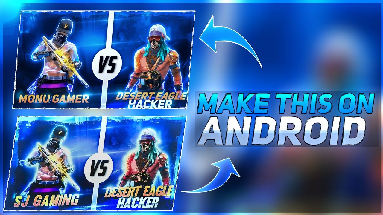 How To Make HD 1VS1 Free Fire Thumbnail Easily On Android || MAYUS ...