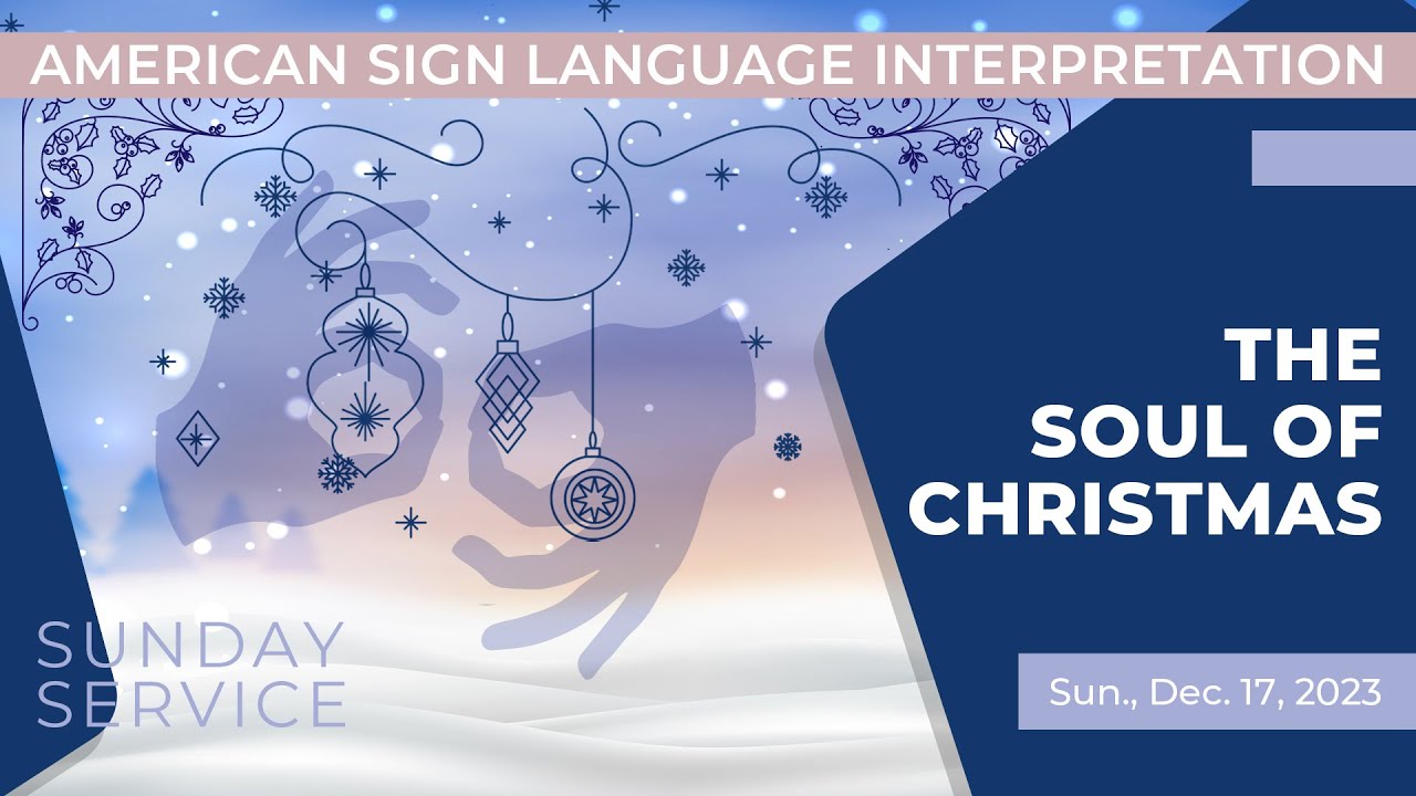 American Sign Language - The Soul of Christmas - ASL - YouTube