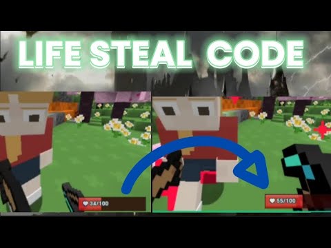 LIFE STEAL CODE in Bloxd.io! (Hit = Heal) - YouTube
