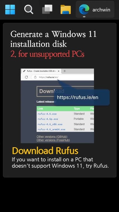 Create a Windows 11 installation disk! Try it now! #windows11 # ...