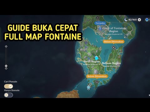 Cara Buka Full Map Fontaine Untuk Pemula, Dari AR18 Sudah Bisa Buka Map Fontaine | Genshin ...