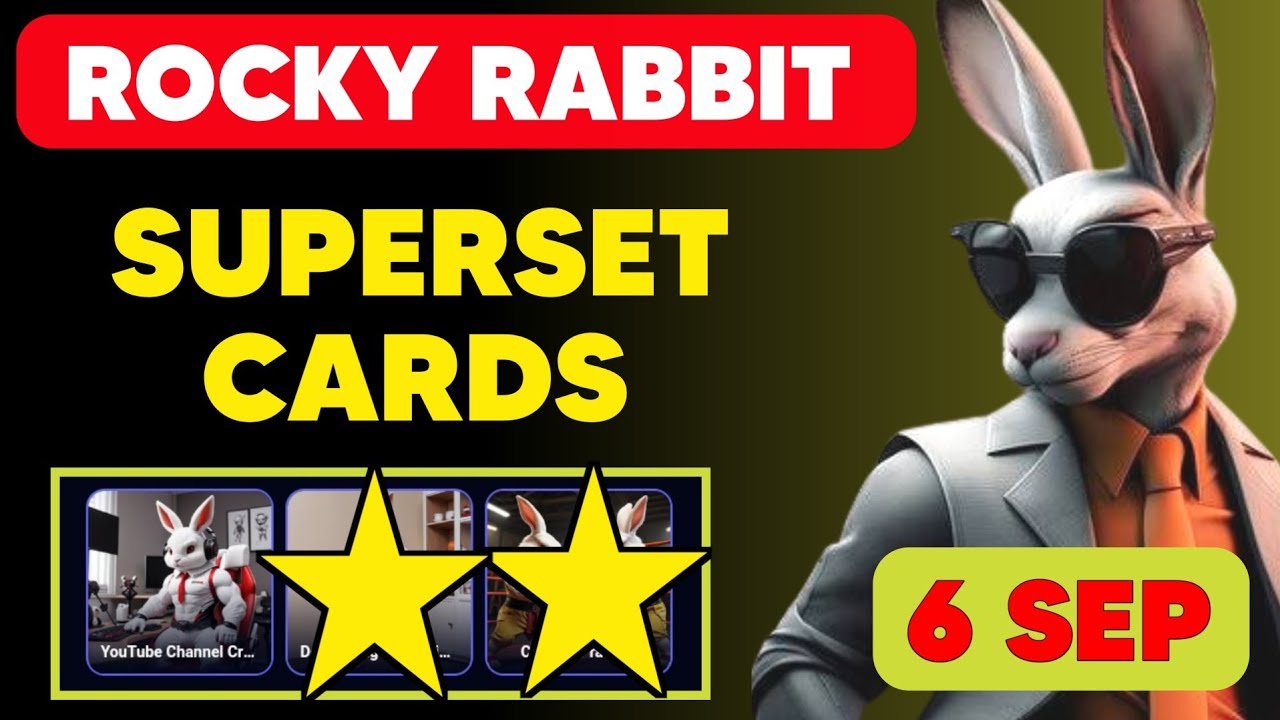 Rocky Rabbit Superset Cards | Rocky Rabbit Daily Combo 6 September # ...