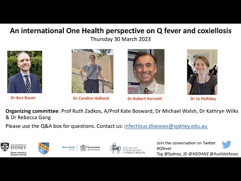 An international One Health perspective on Q fever and coxiellois